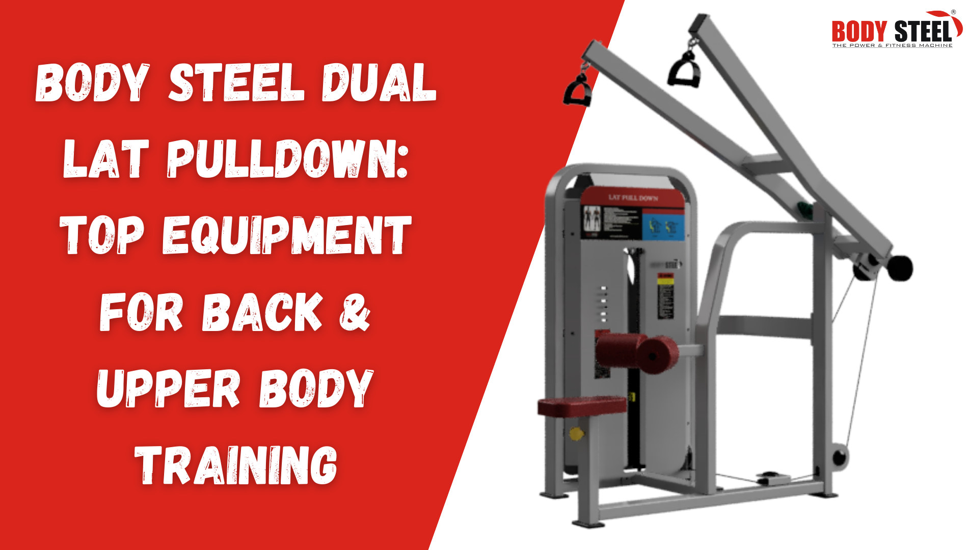 Dual Lat Pulldown: Top Equipment for Back & Upper body Training